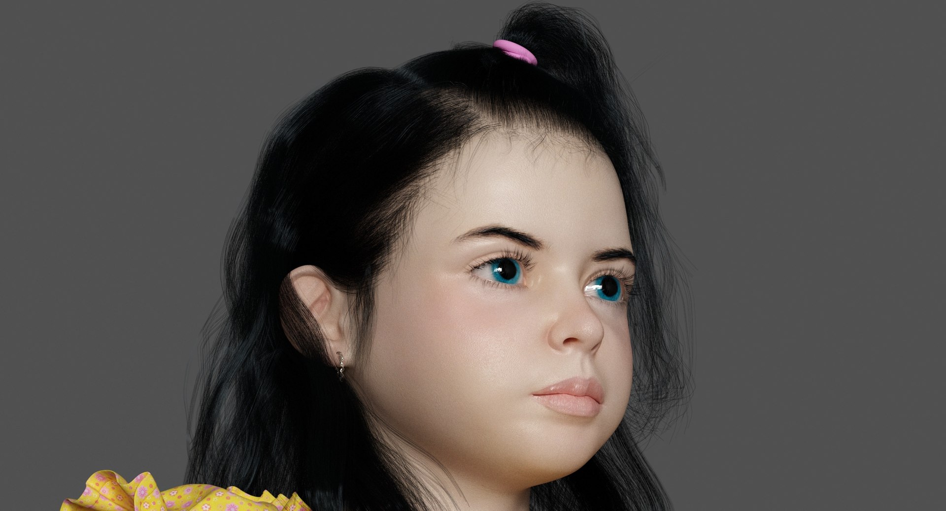 Hope V2 Realistic Little Girl Character 3D Model - TurboSquid 2076981