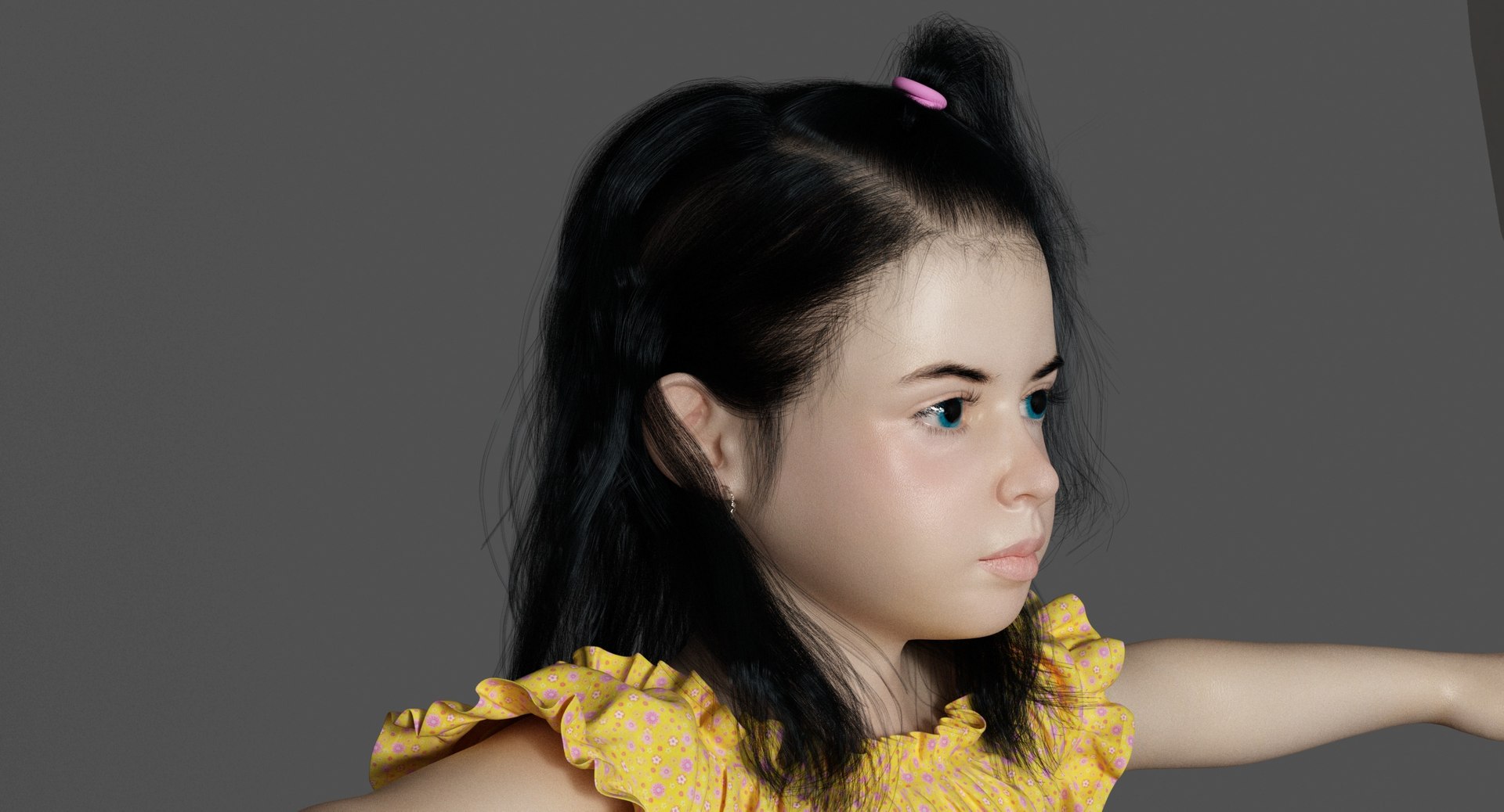 Hope V2 Realistic Little Girl Character 3D Model - TurboSquid 2076981