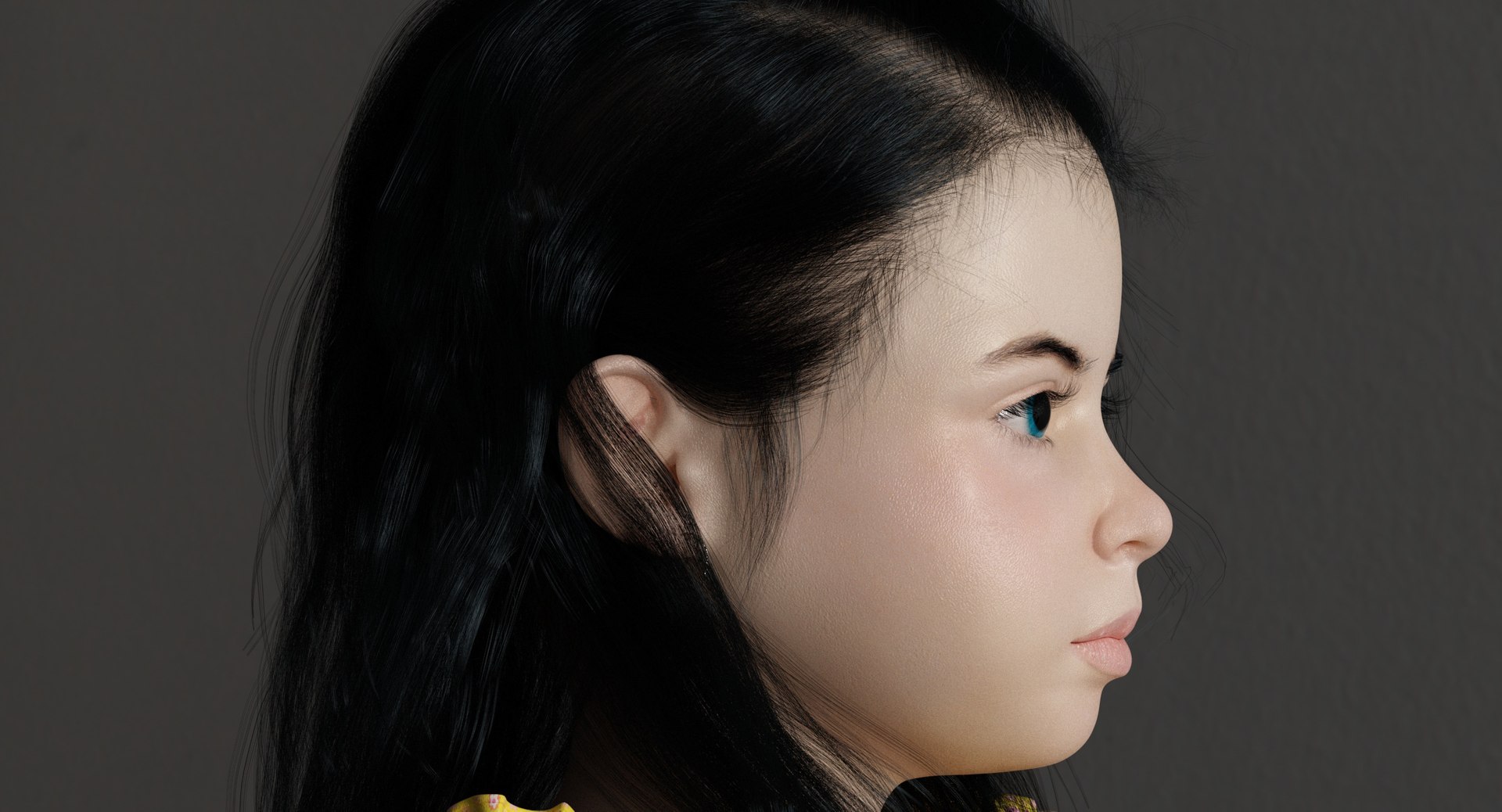 Hope V2 Realistic Little Girl Character 3D Model - TurboSquid 2076981