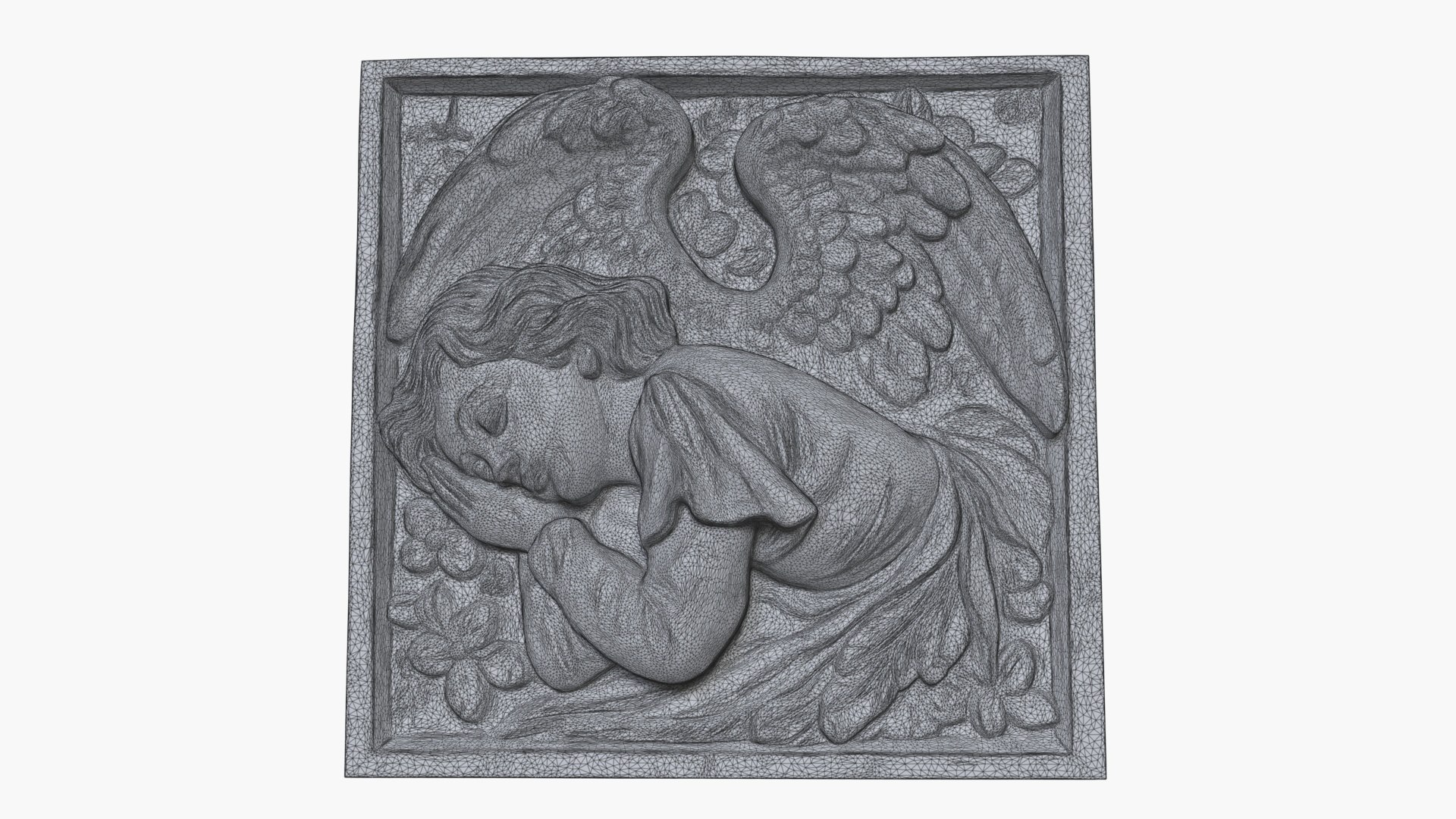4 Angel Reliefs Collection 1 3D - TurboSquid 2285177