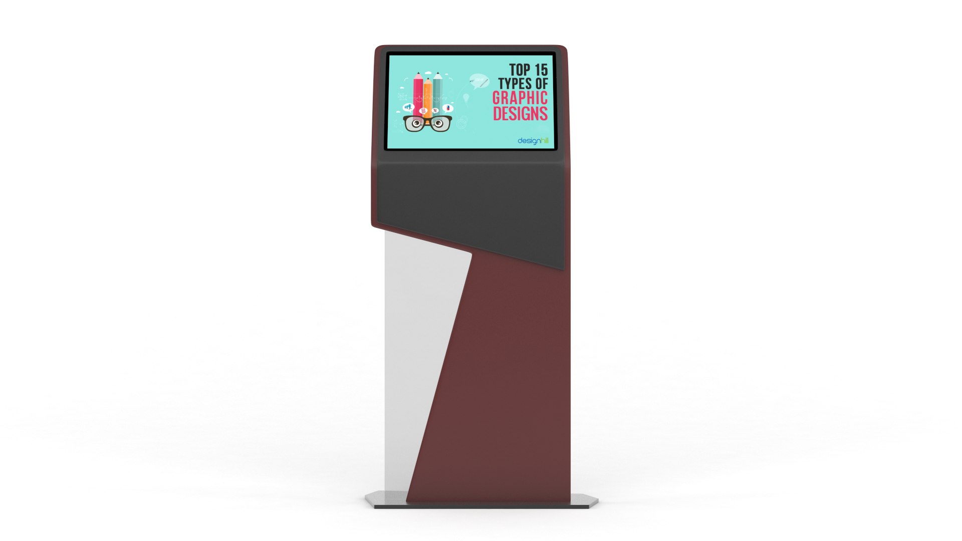 Electronic Kiosk 3D Model - TurboSquid 2251360