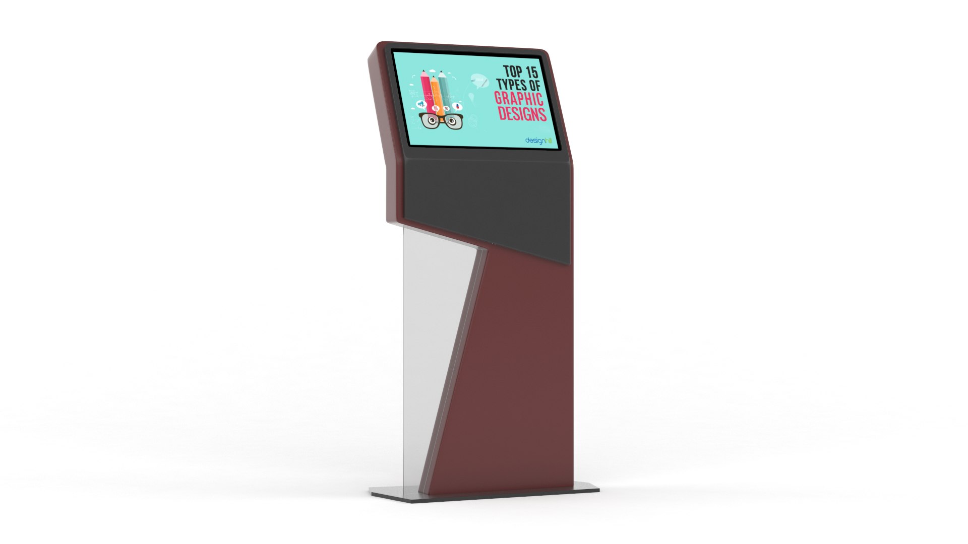 Electronic Kiosk 3D Model - TurboSquid 2251360