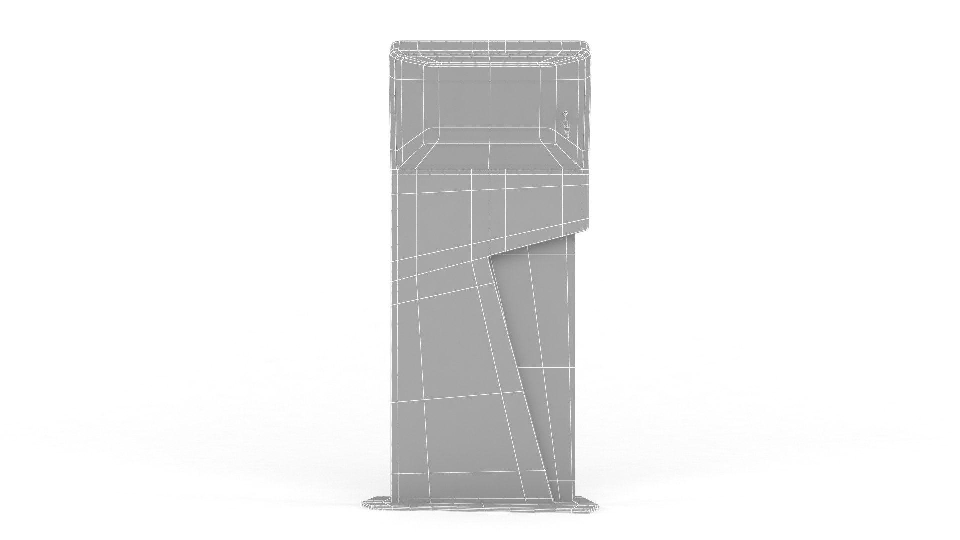 Electronic Kiosk 3D Model - TurboSquid 2251360