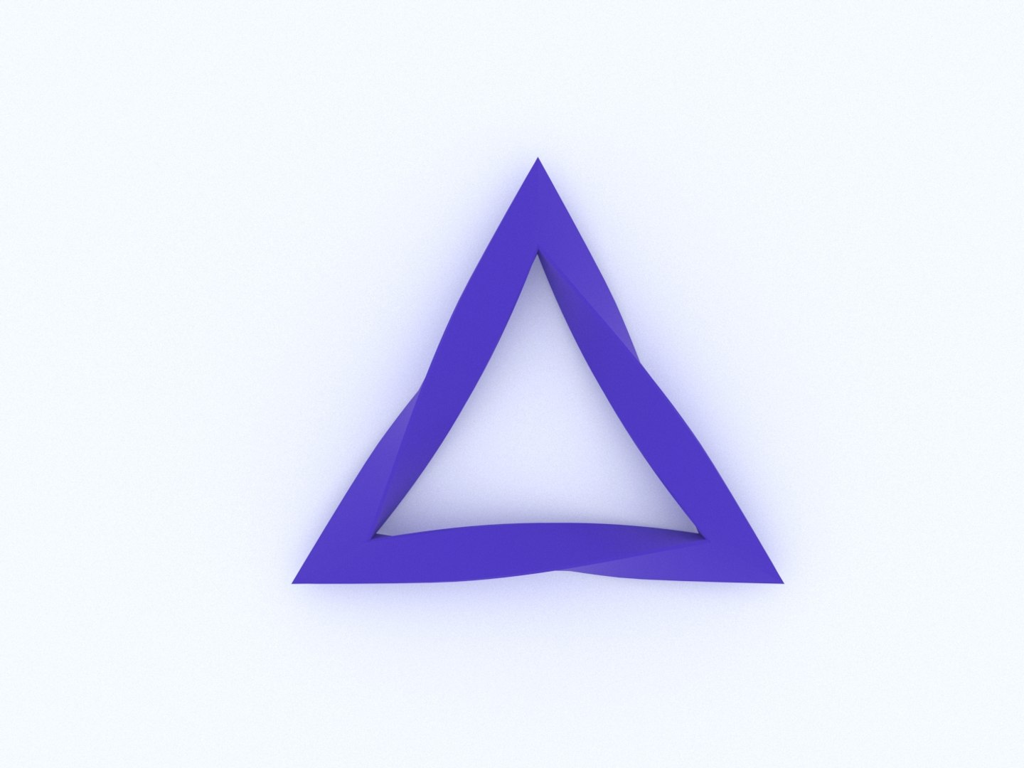 Twisted Triangle Model - TurboSquid 1670690
