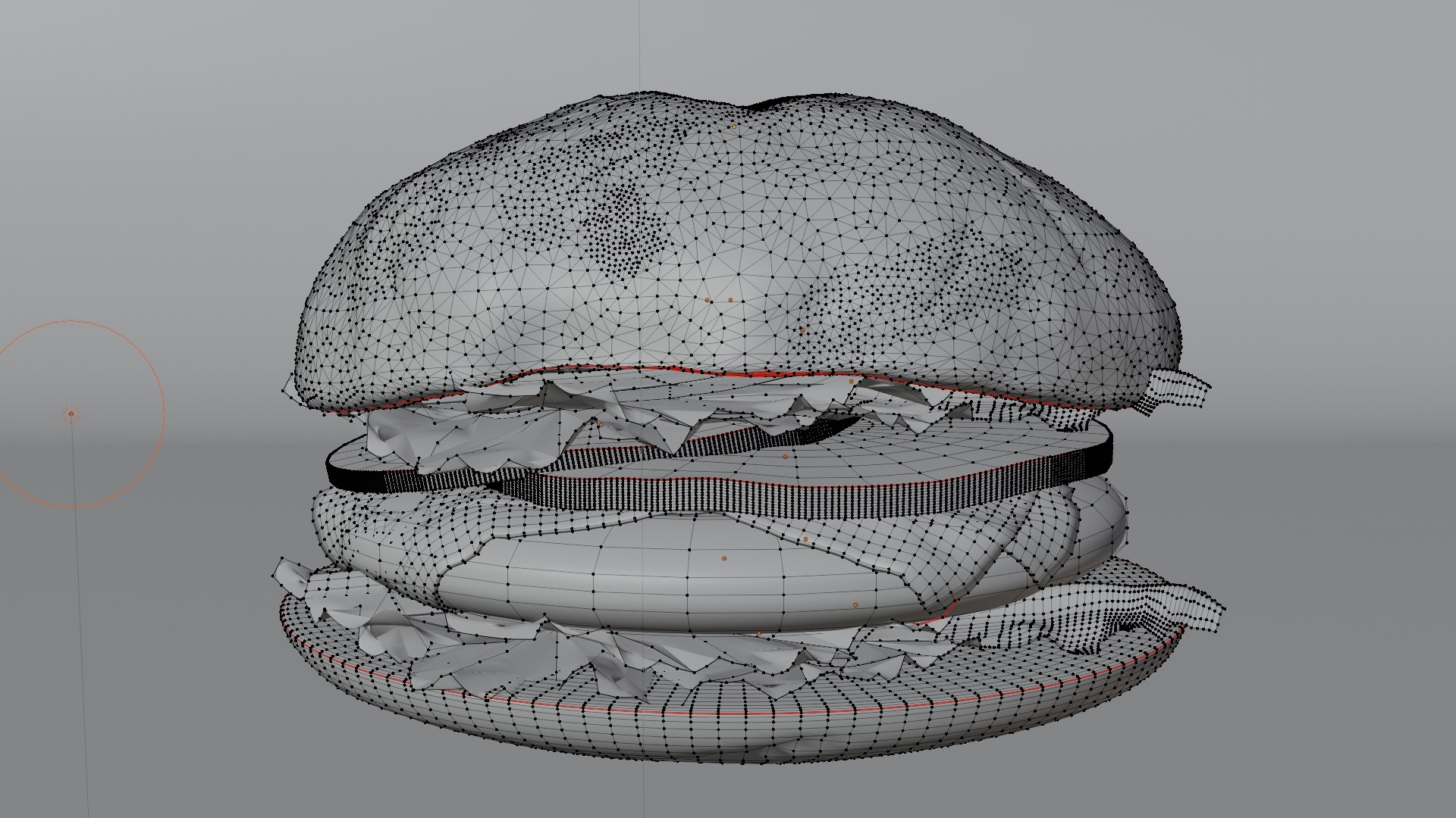 Cheese Burger Model - TurboSquid 1866096