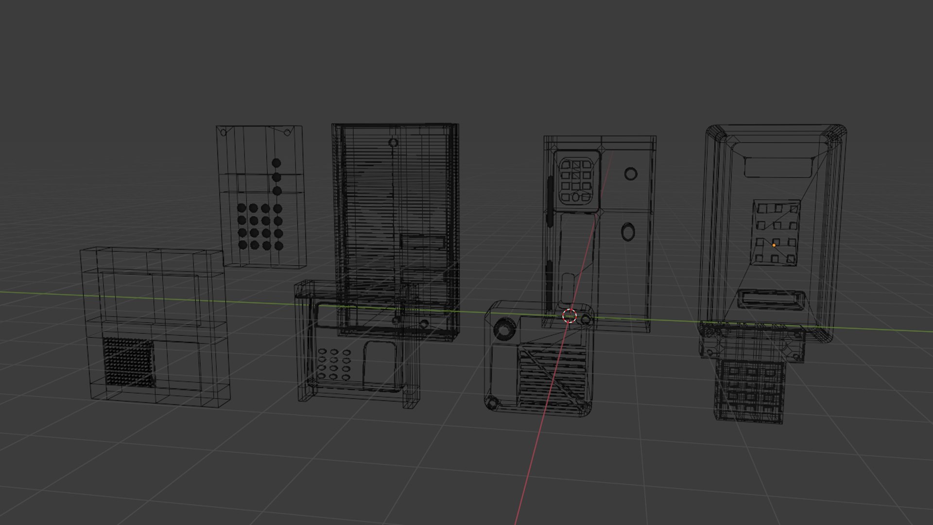 Door Bell Intercom Pack 3D Model - TurboSquid 1711850