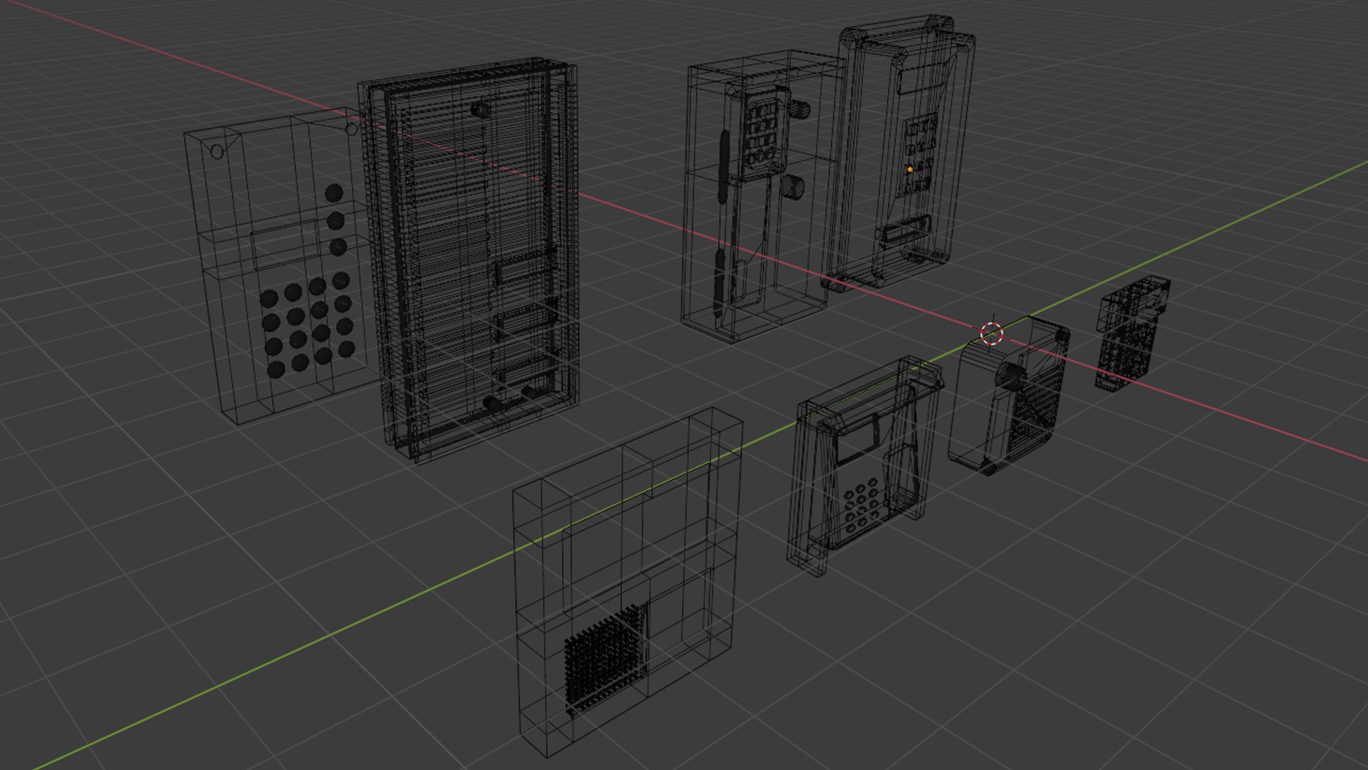 Door Bell Intercom Pack 3D Model - TurboSquid 1711850