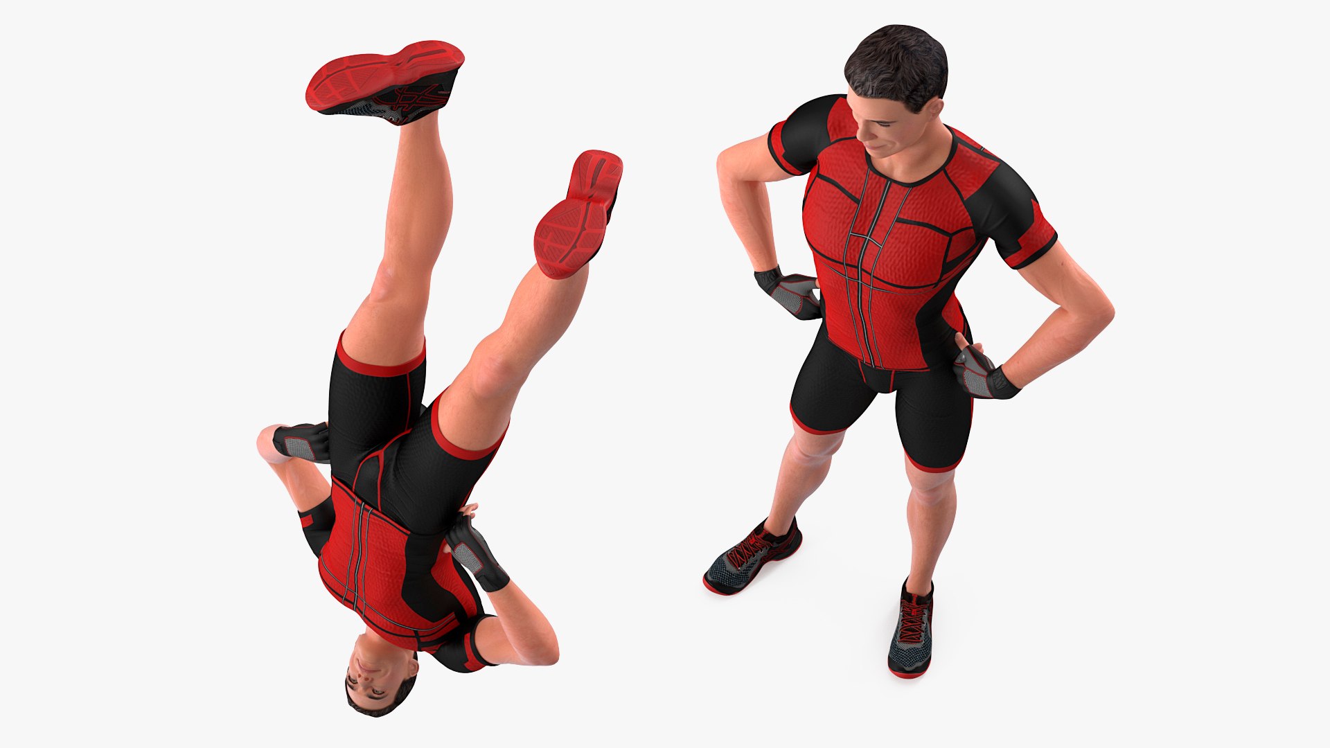 Fitness trainer rigged 3D model - TurboSquid 1521240