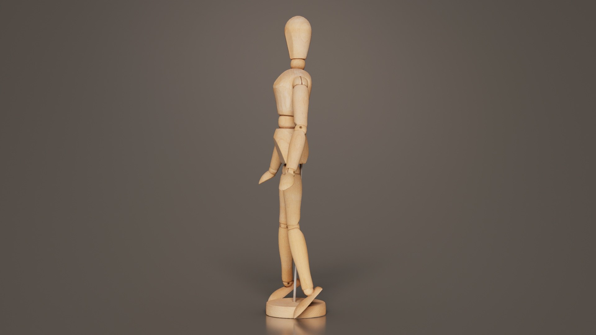 3D Wooden Mannequin Pose 01 Remastered Model - TurboSquid 2363574