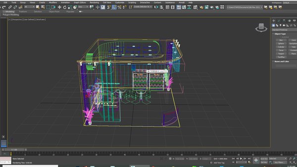 3D 6x6 stand design 2 side open - TurboSquid 1866557