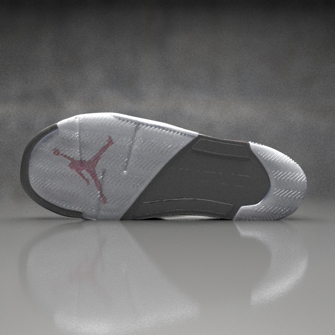 3D Air Jordan 5 - TurboSquid 1448572