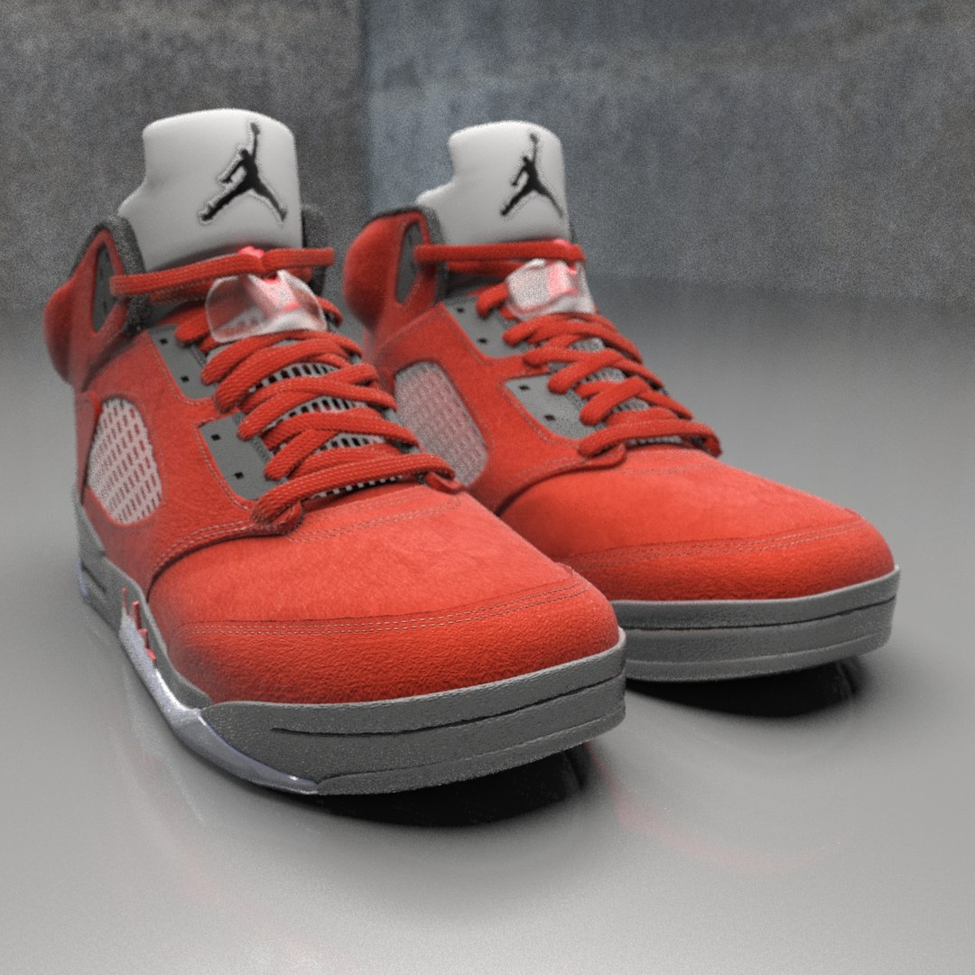 3D Air Jordan 5 - TurboSquid 1448572