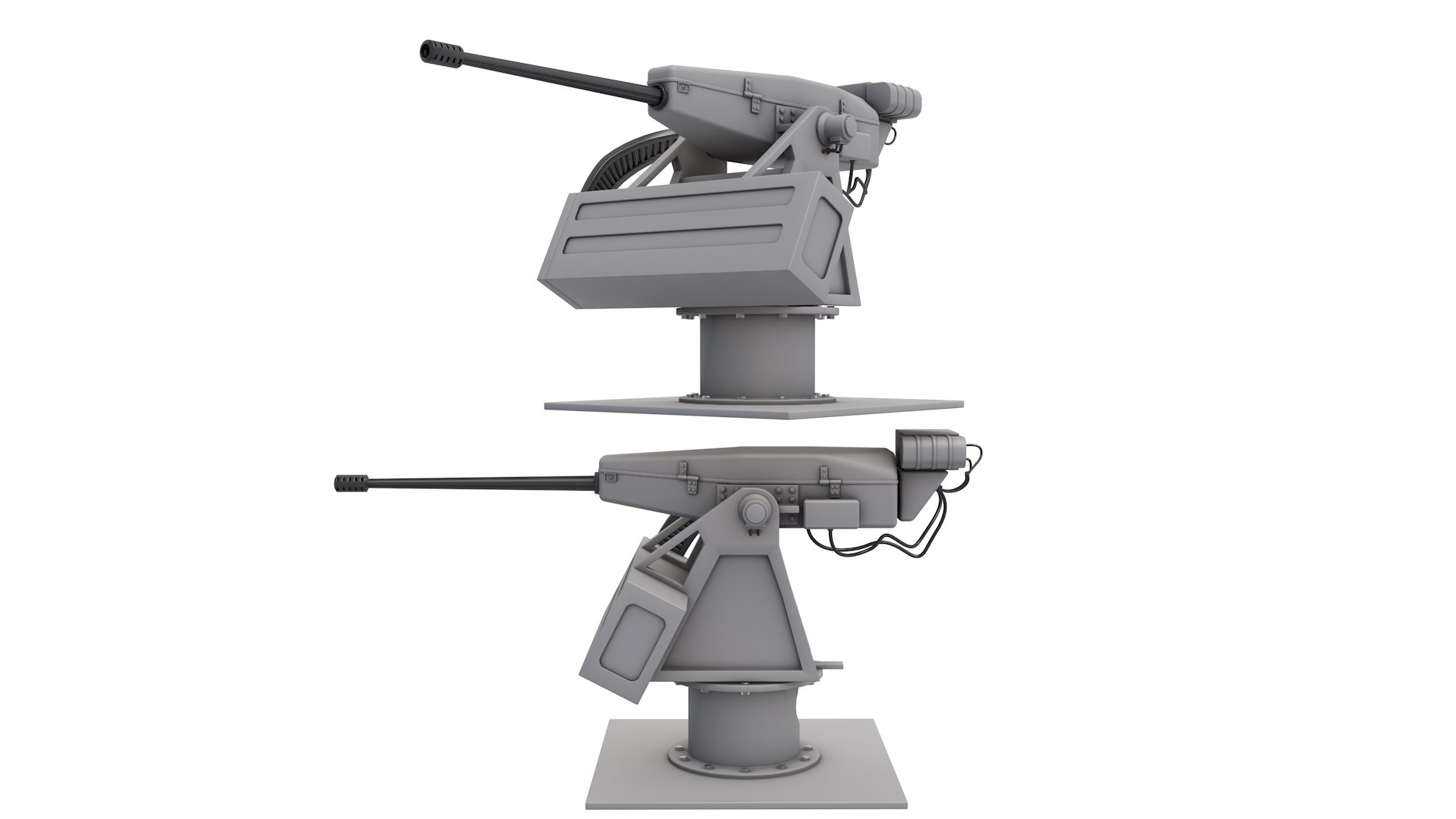 3D Oerlikon Searanger Naval Gun Model - TurboSquid 2434047