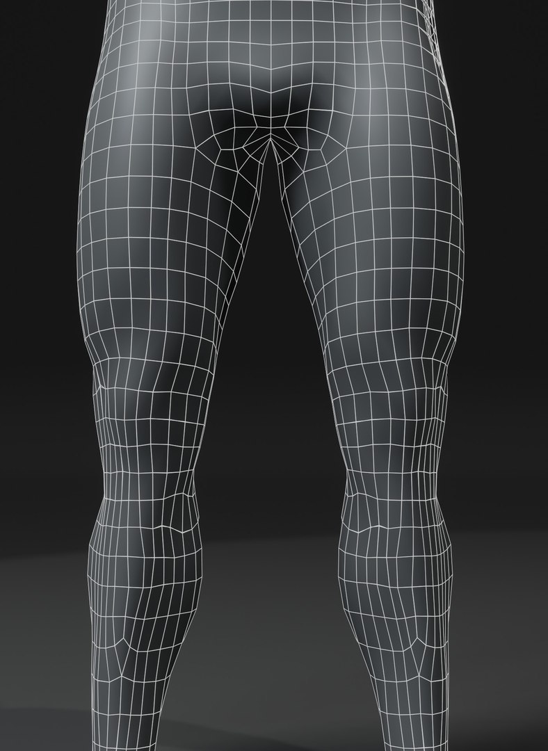 3D Base Mesh Male - TurboSquid 1674910