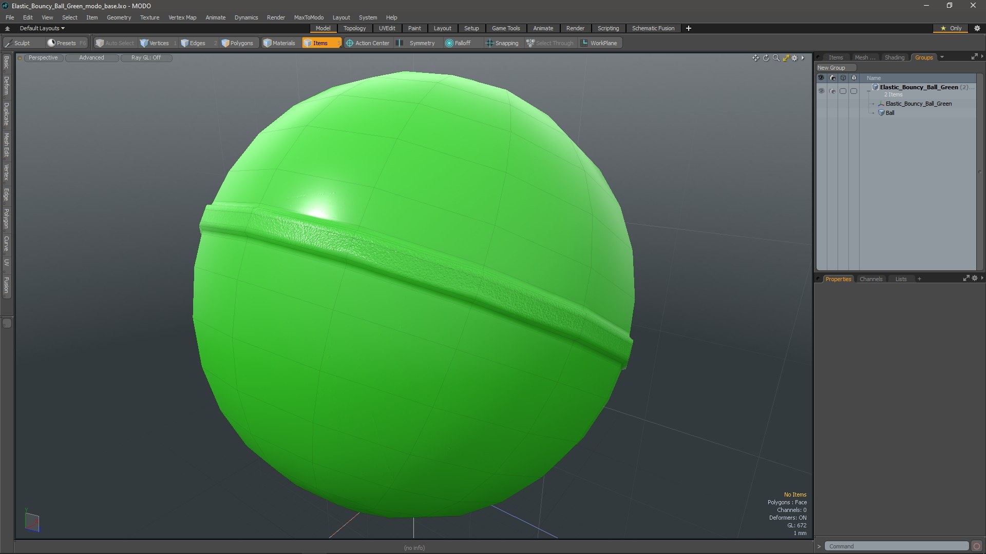 Elastic Bouncy Ball Green Model - TurboSquid 2286822