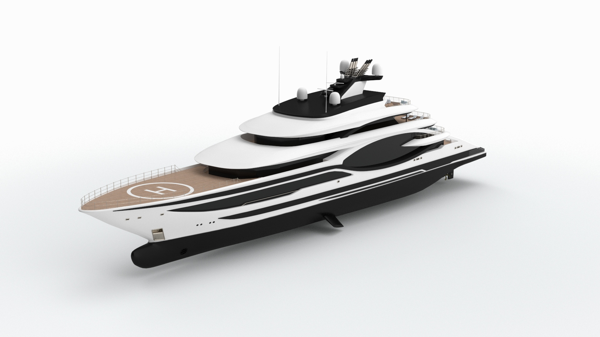 Titanium Yacht Dynamic Simulation Model - TurboSquid 2512092