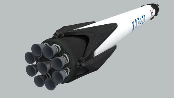 modelo 3d Cohete SpaceX Falcon 9 - Usado y sin usar - TurboSquid 2194704