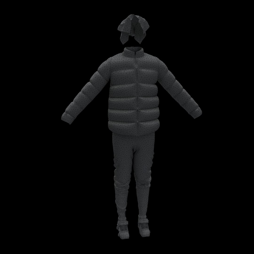 Crips Suit Casual 3D Model - TurboSquid 1695455