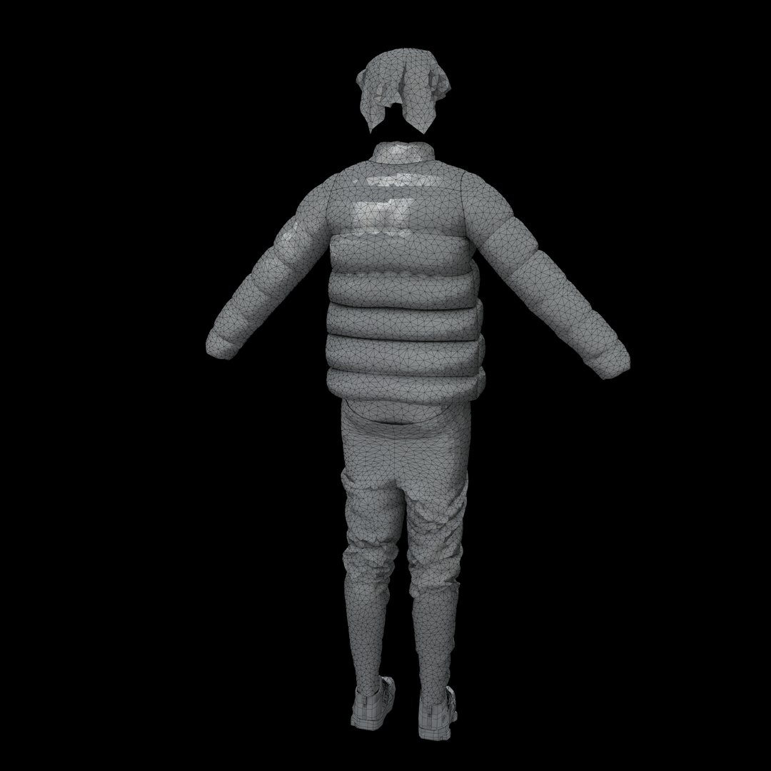 Crips Suit Casual 3D Model - TurboSquid 1695455