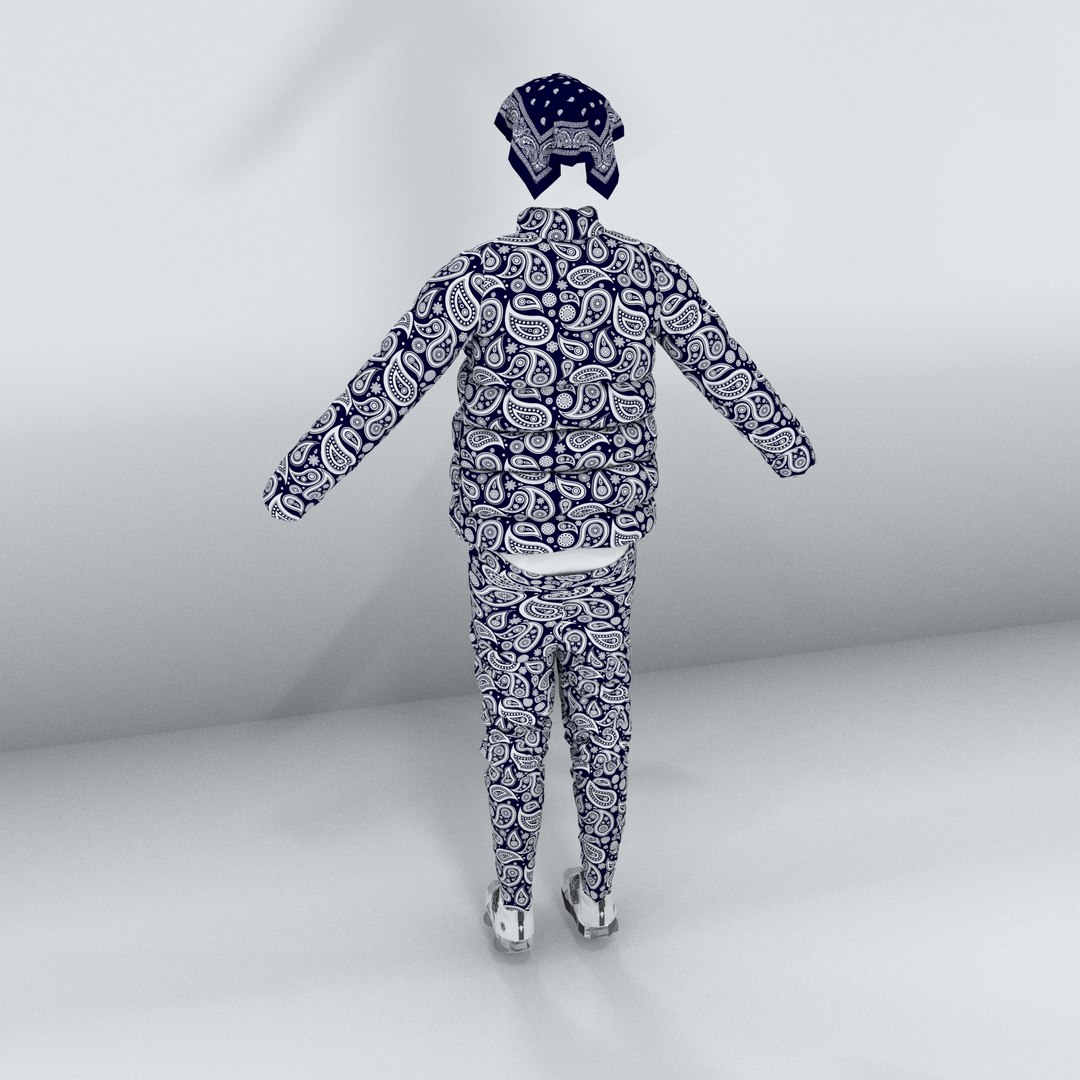Crips Suit Casual 3D Model - TurboSquid 1695455