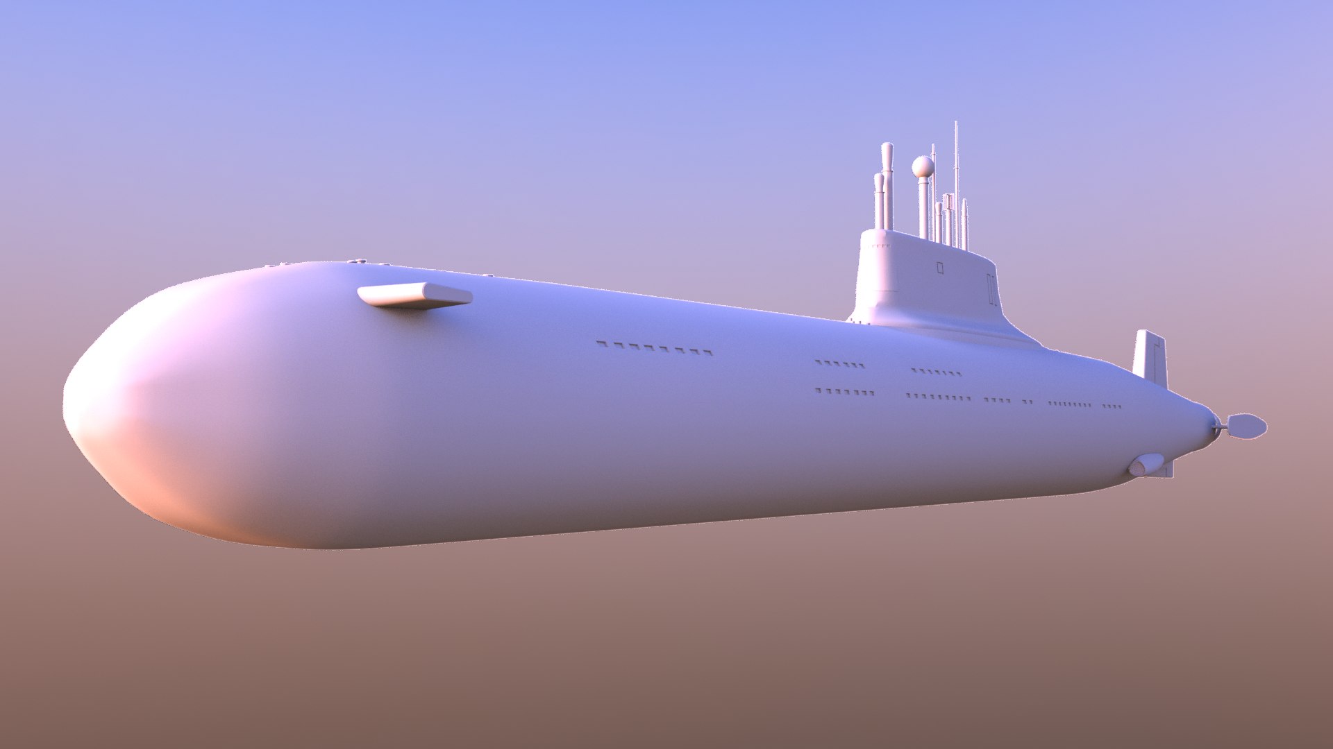 Typhoon-class Submarine 3D Model - TurboSquid 1312646