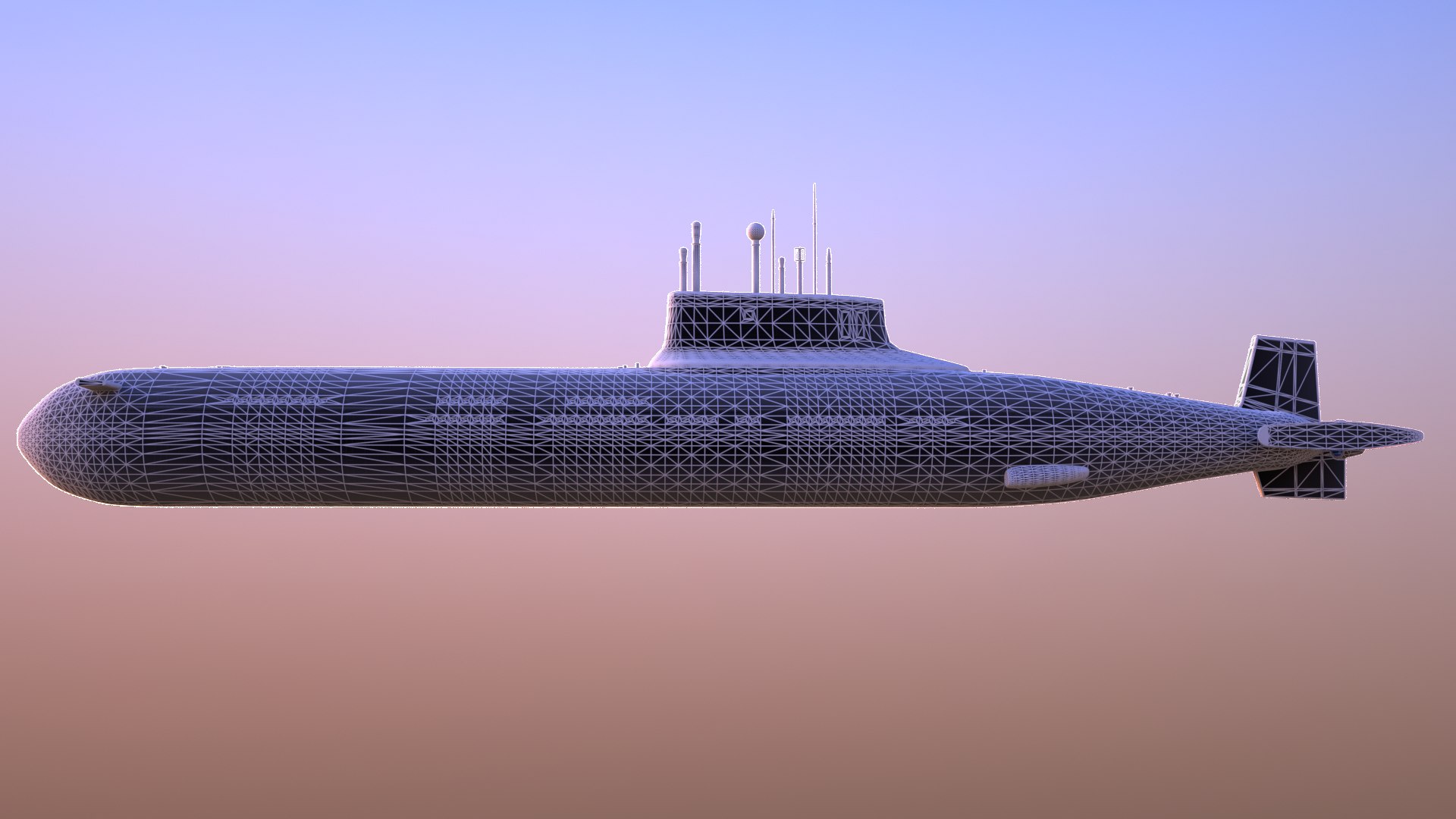 Typhoon-class Submarine 3D Model - TurboSquid 1312646