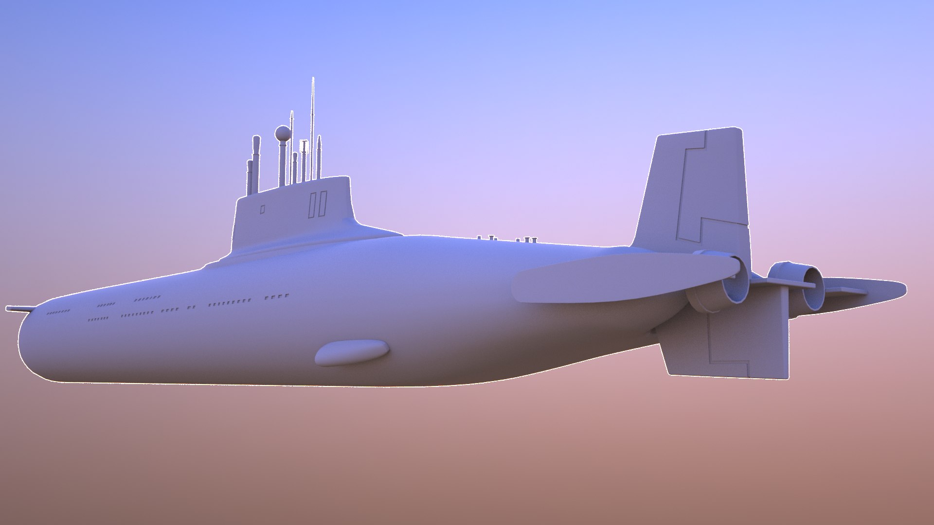 Typhoon-class Submarine 3D Model - TurboSquid 1312646