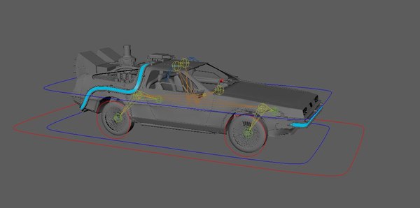 delorean back to the future3D模型 - TurboSquid 2086990
