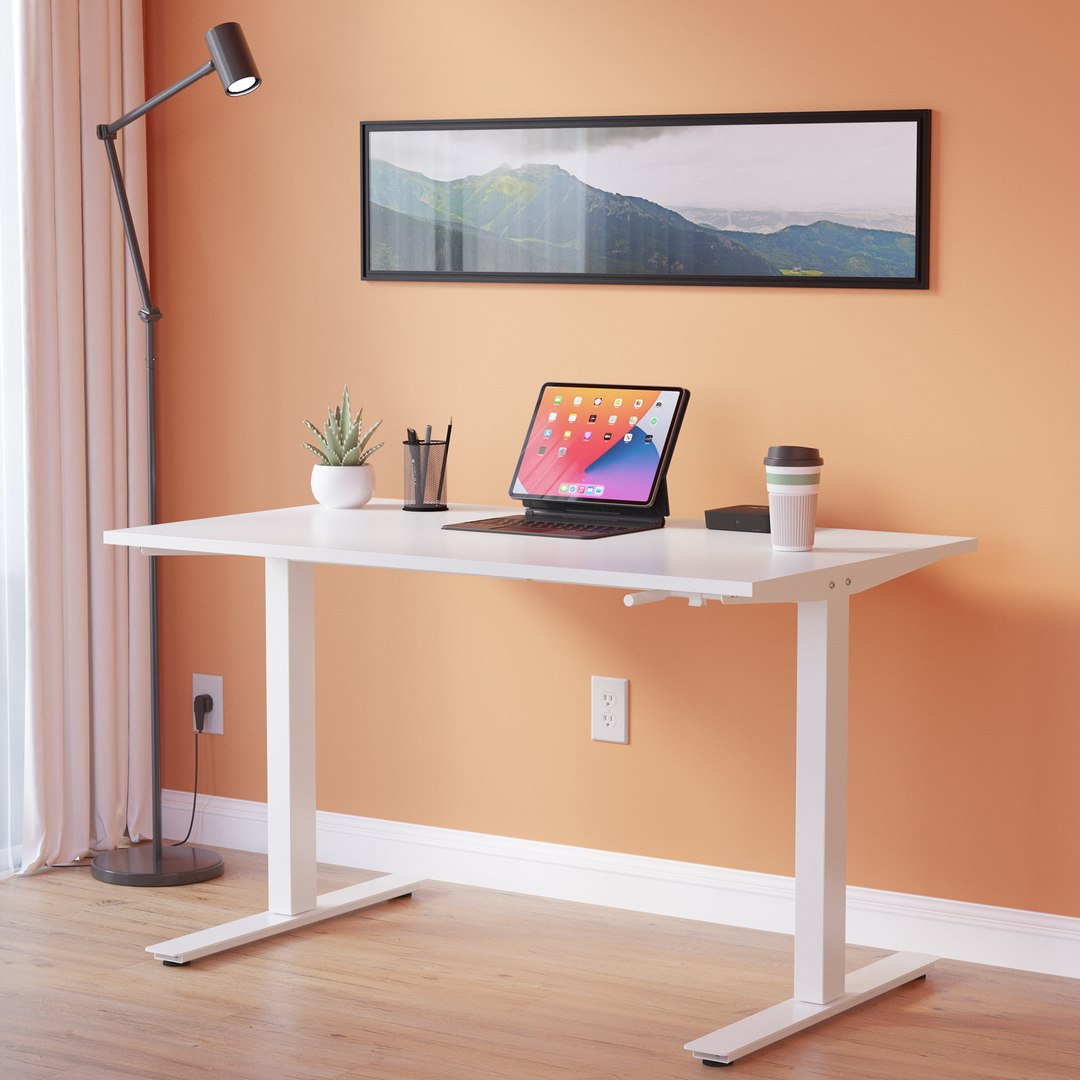 IKEA Trotten Desk Model - TurboSquid 2047827