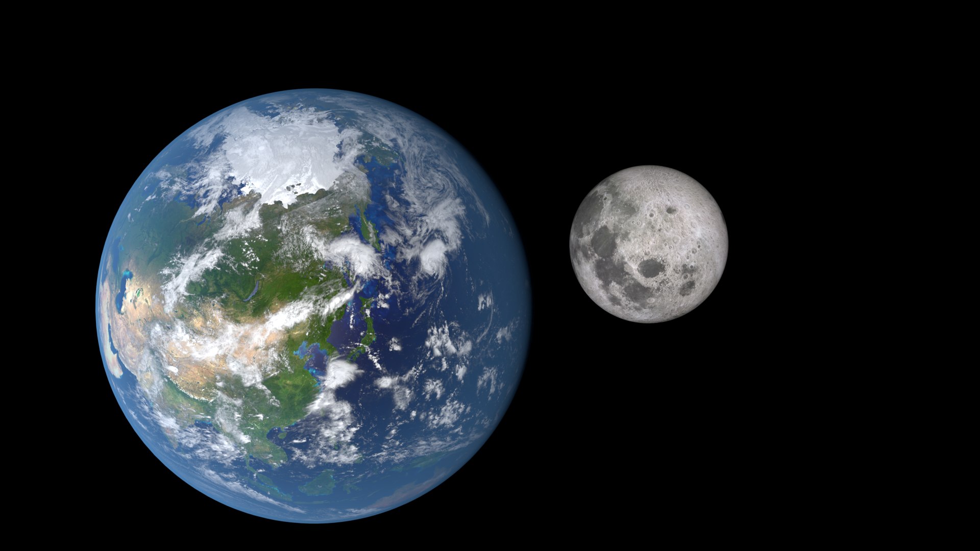 Earth Moon Model - TurboSquid 1369683