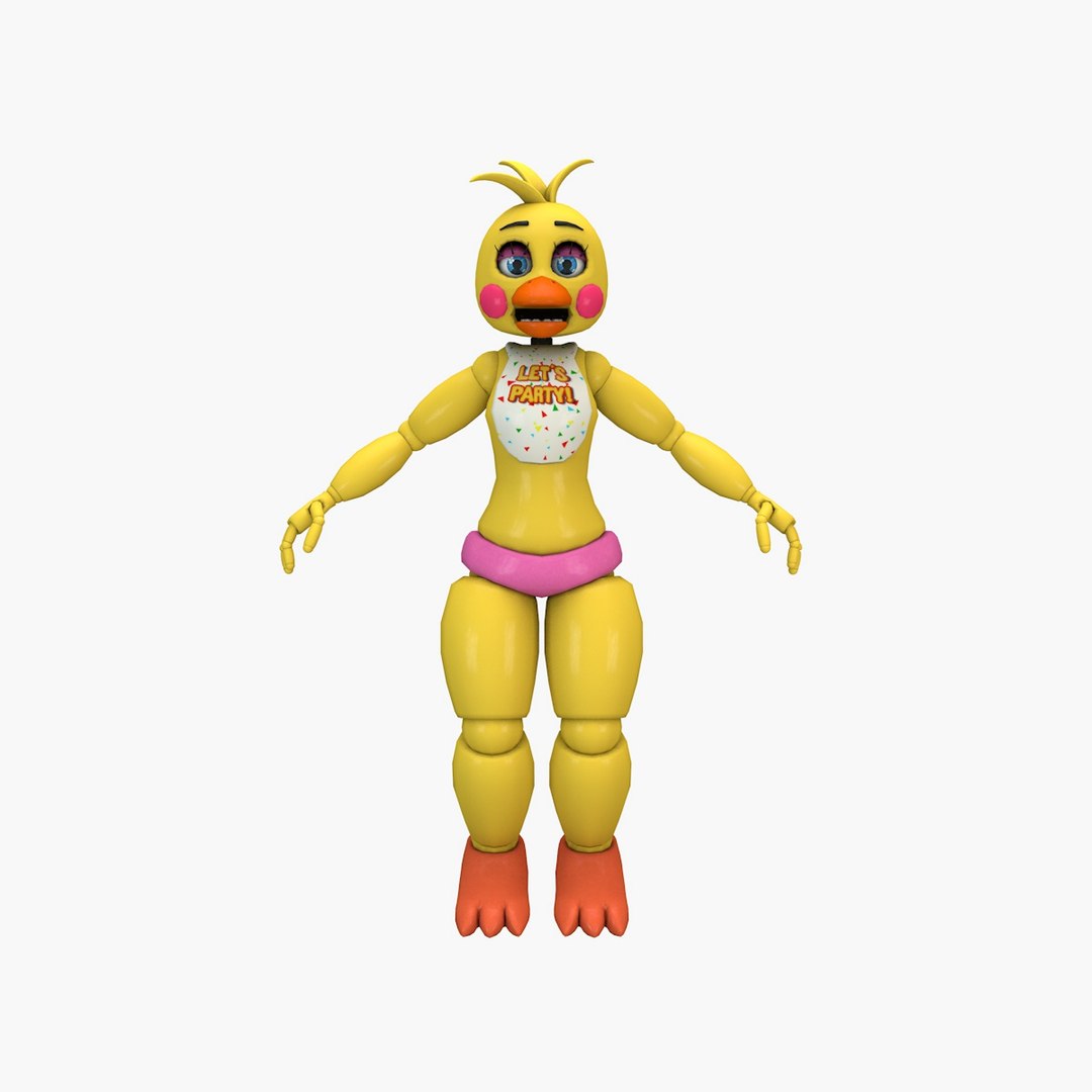 Toy Chica 3d Model Turbosquid 2064390