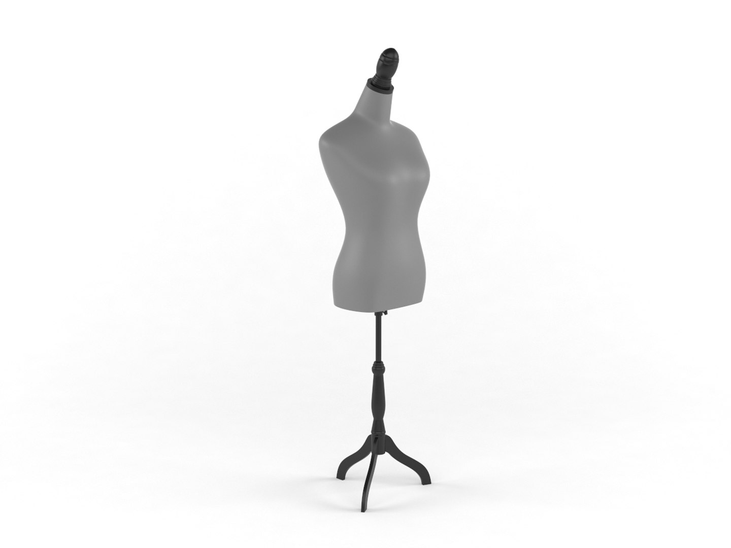3D classic female mannequin form - TurboSquid 1389124
