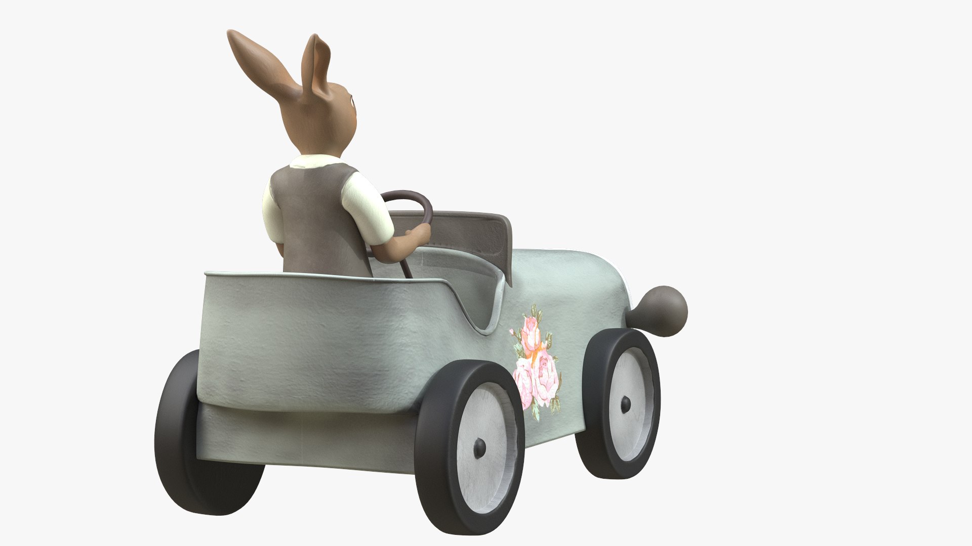 Rabbit on Car model - TurboSquid 1916681