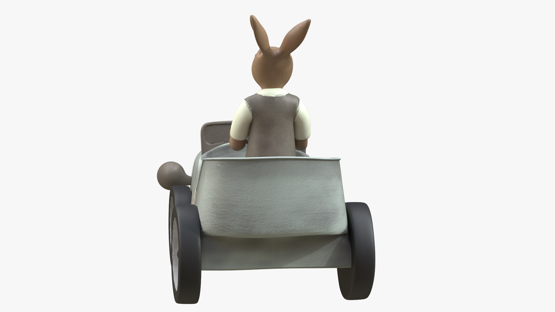 Rabbit on Car model - TurboSquid 1916681