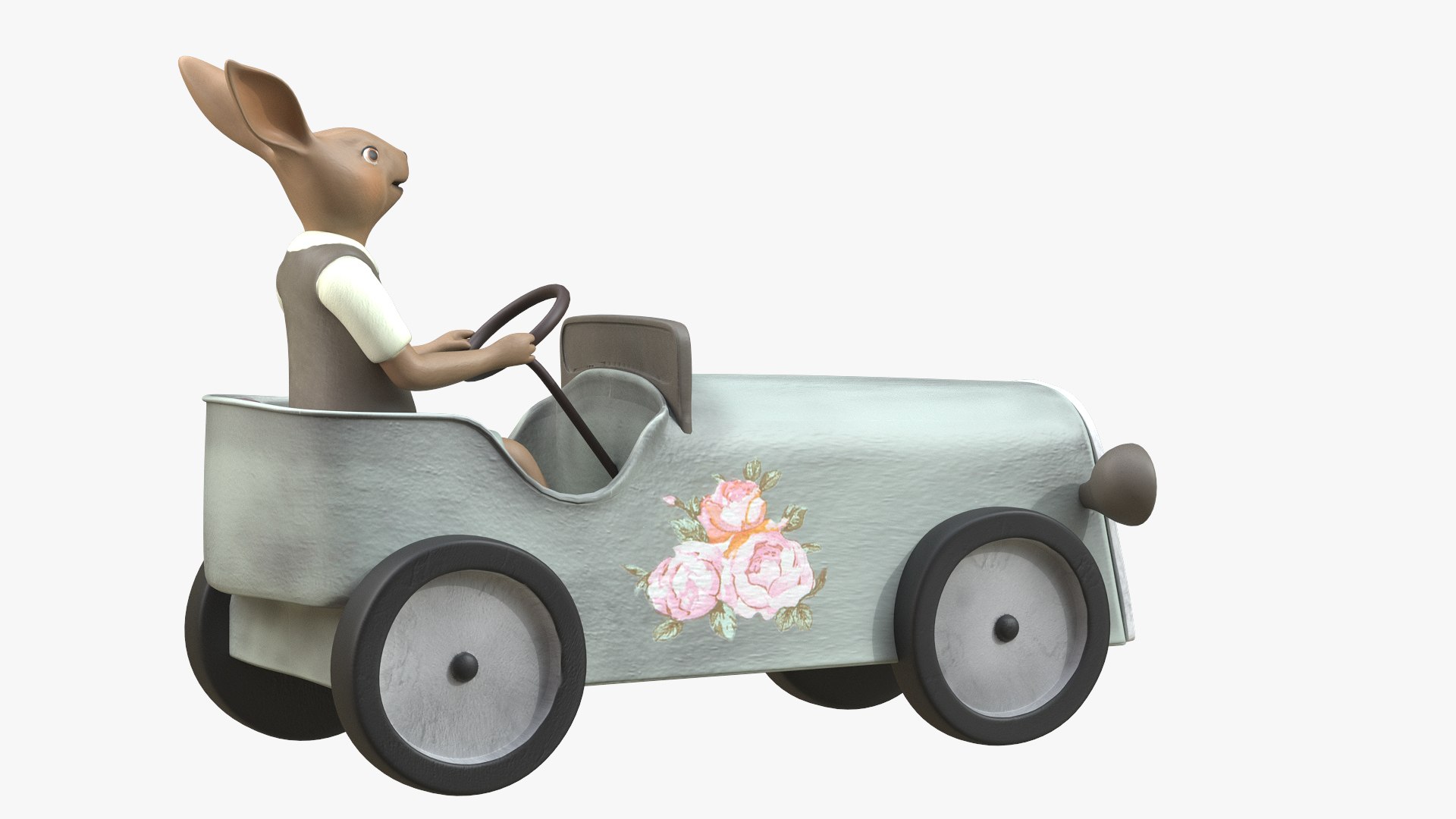 Rabbit on Car model - TurboSquid 1916681