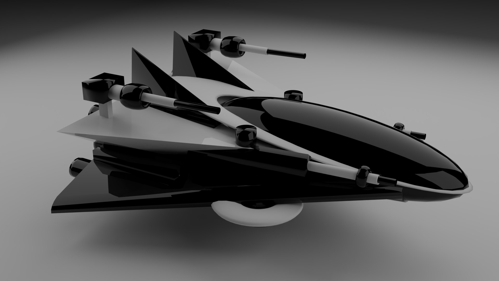 Sci-fi Spaceship Fighter Craft Model - TurboSquid 2237870