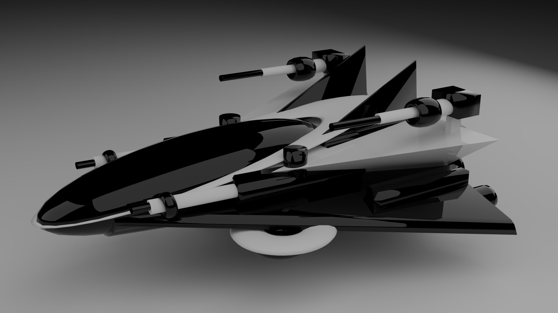 Sci-fi Spaceship Fighter Craft Model - TurboSquid 2237870