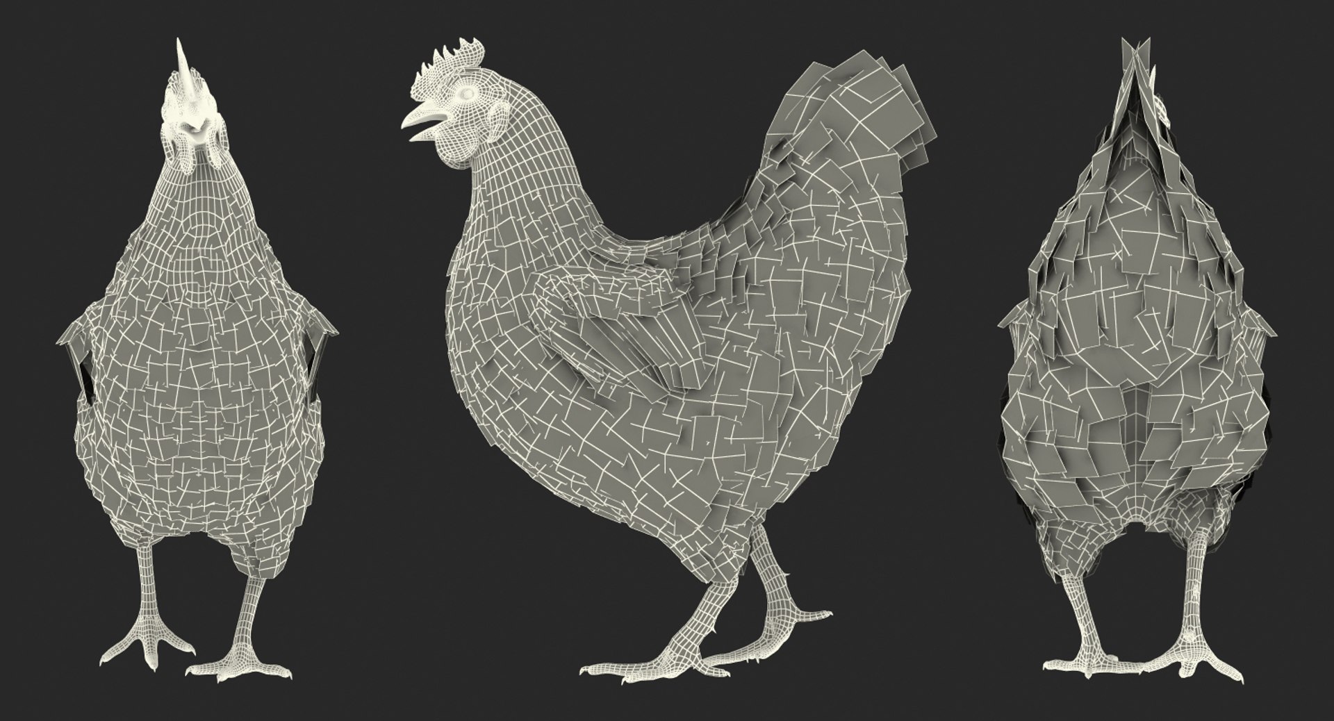 3D Rigged Chicken With Rollaway Nest Box Collection For Cinema 4D ...