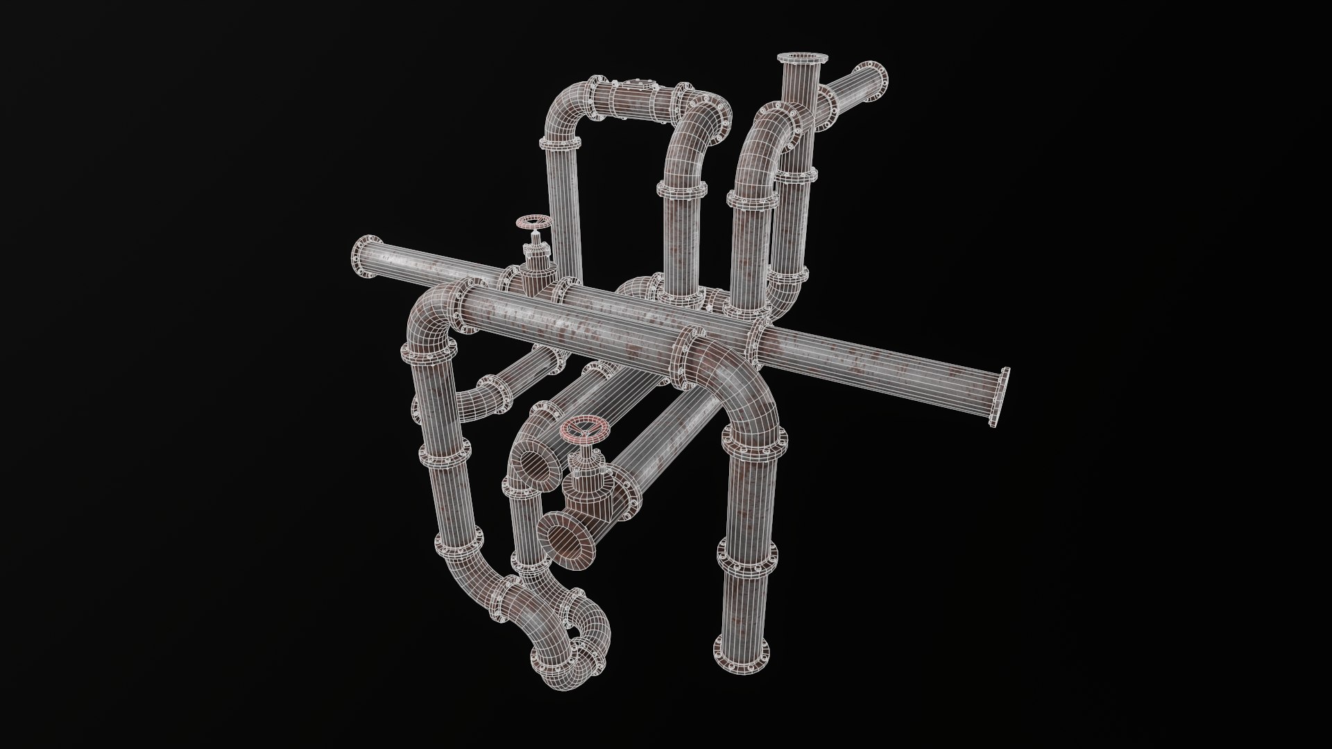 Modular pipes connectable 3D model - TurboSquid 1986134