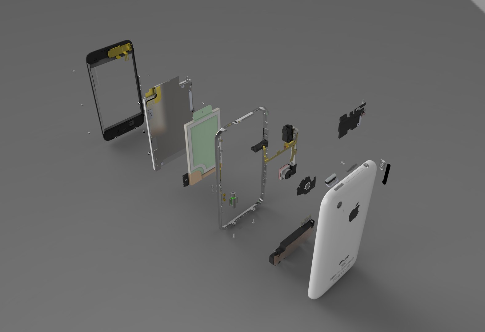 Iphone 3g 3d Model