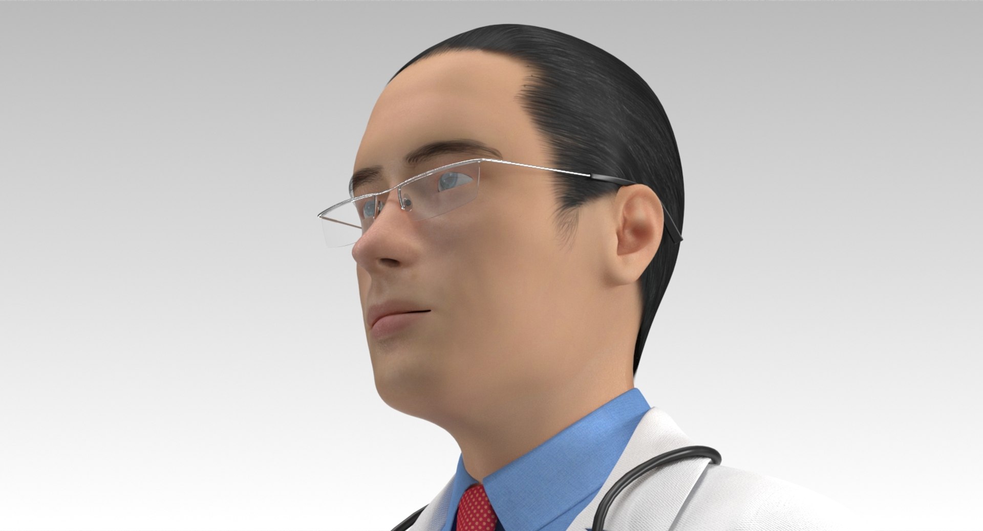 Realistic Doctor Rigged 3D Model - TurboSquid 1293749