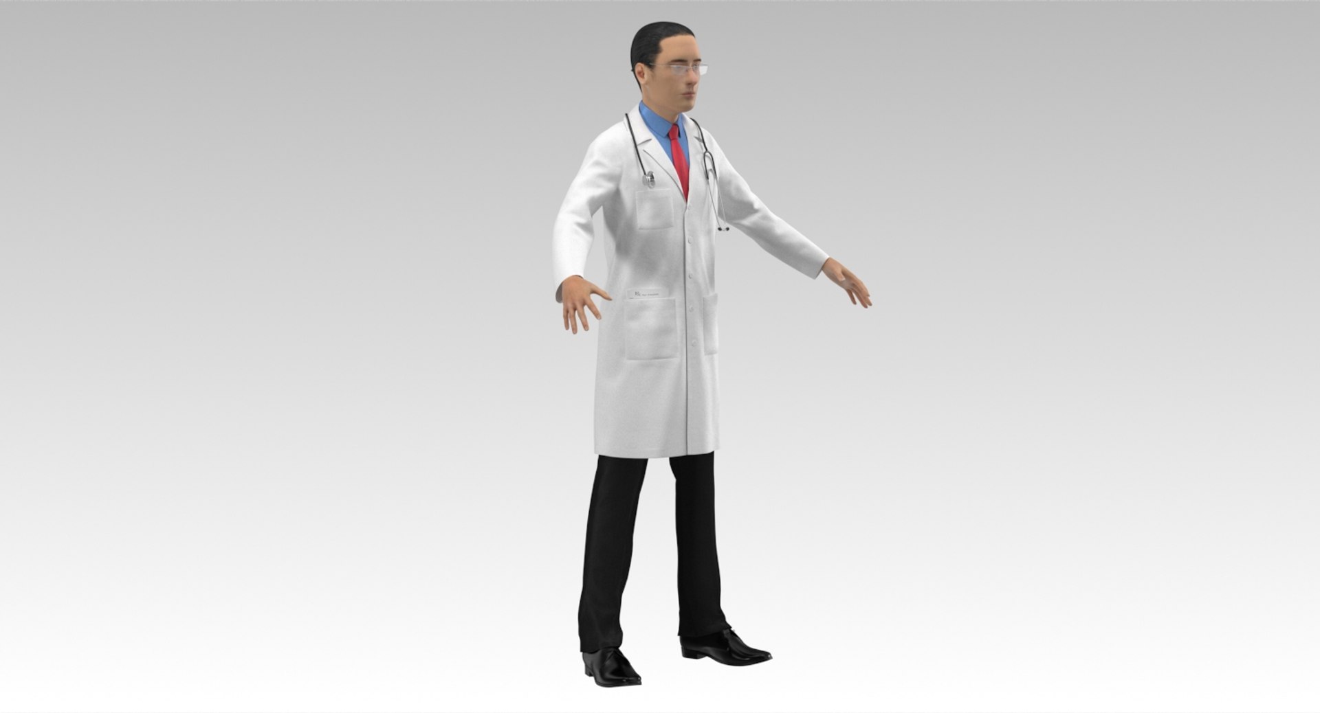 Realistic Doctor Rigged 3D Model - TurboSquid 1293749