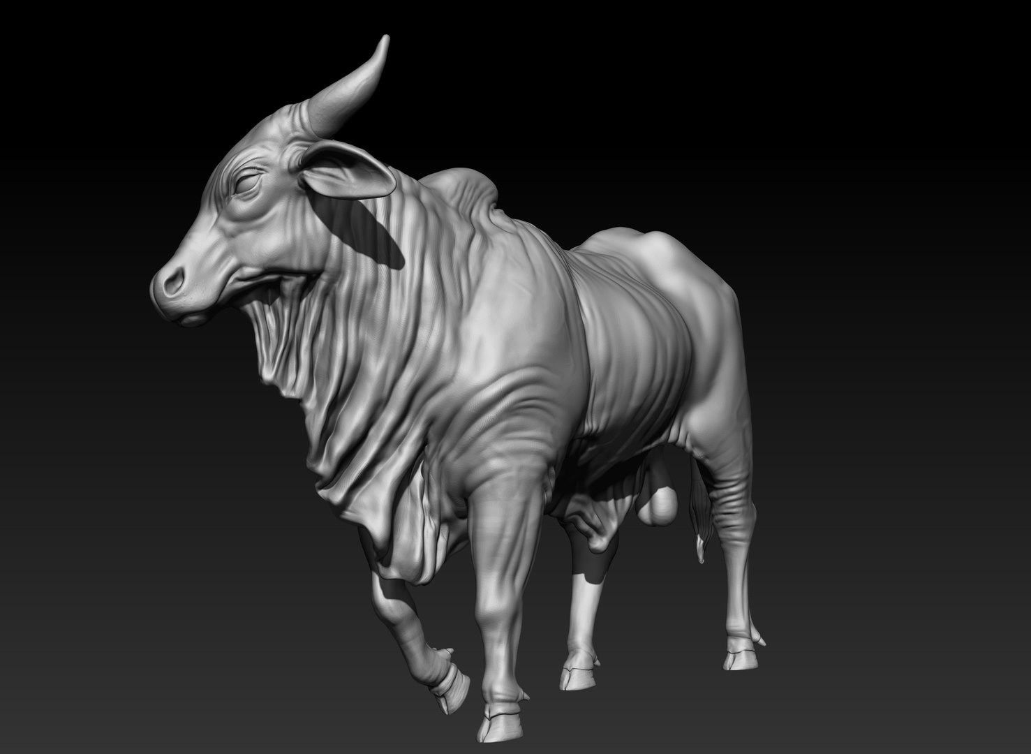 Bull 3d Print Sculpture 3D Print Model 3D Model - TurboSquid 2323565