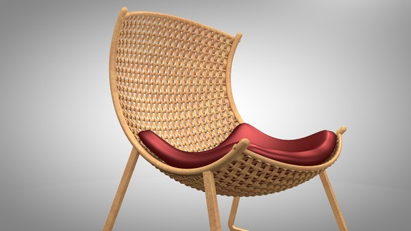 3D model wicker chair - TurboSquid 1659583