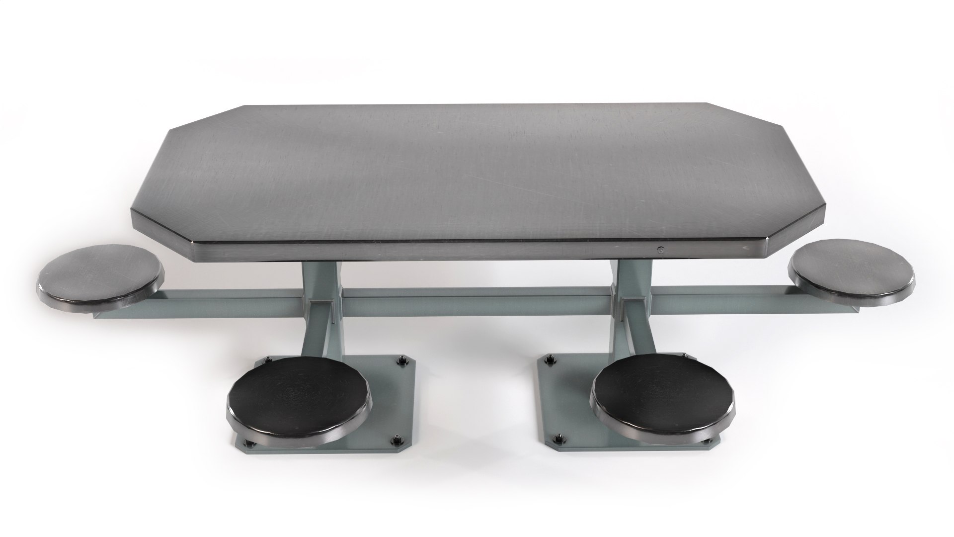 Prison Cafeteria Table 3D - TurboSquid 1299092