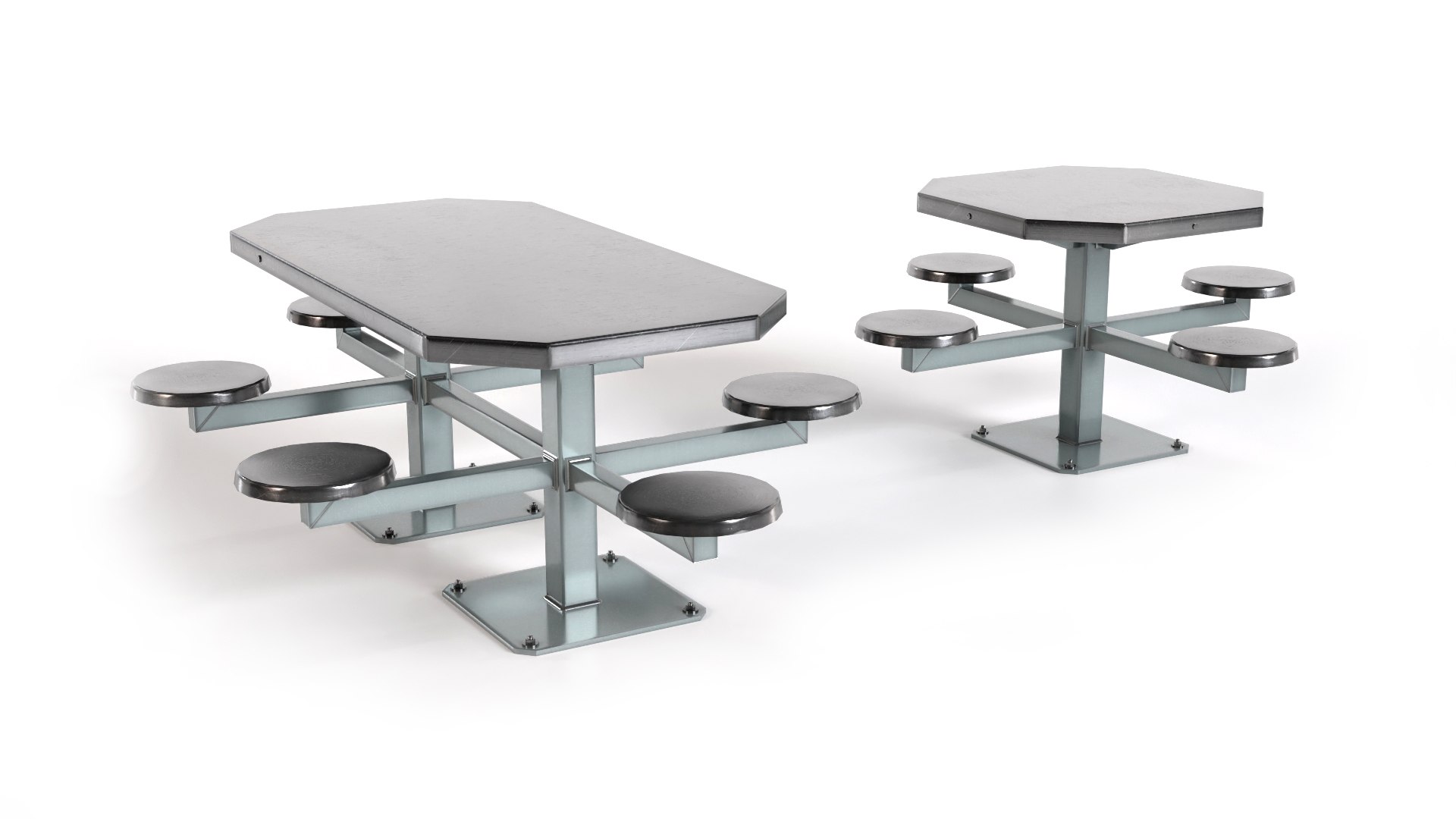 Prison Cafeteria Table 3D - TurboSquid 1299092