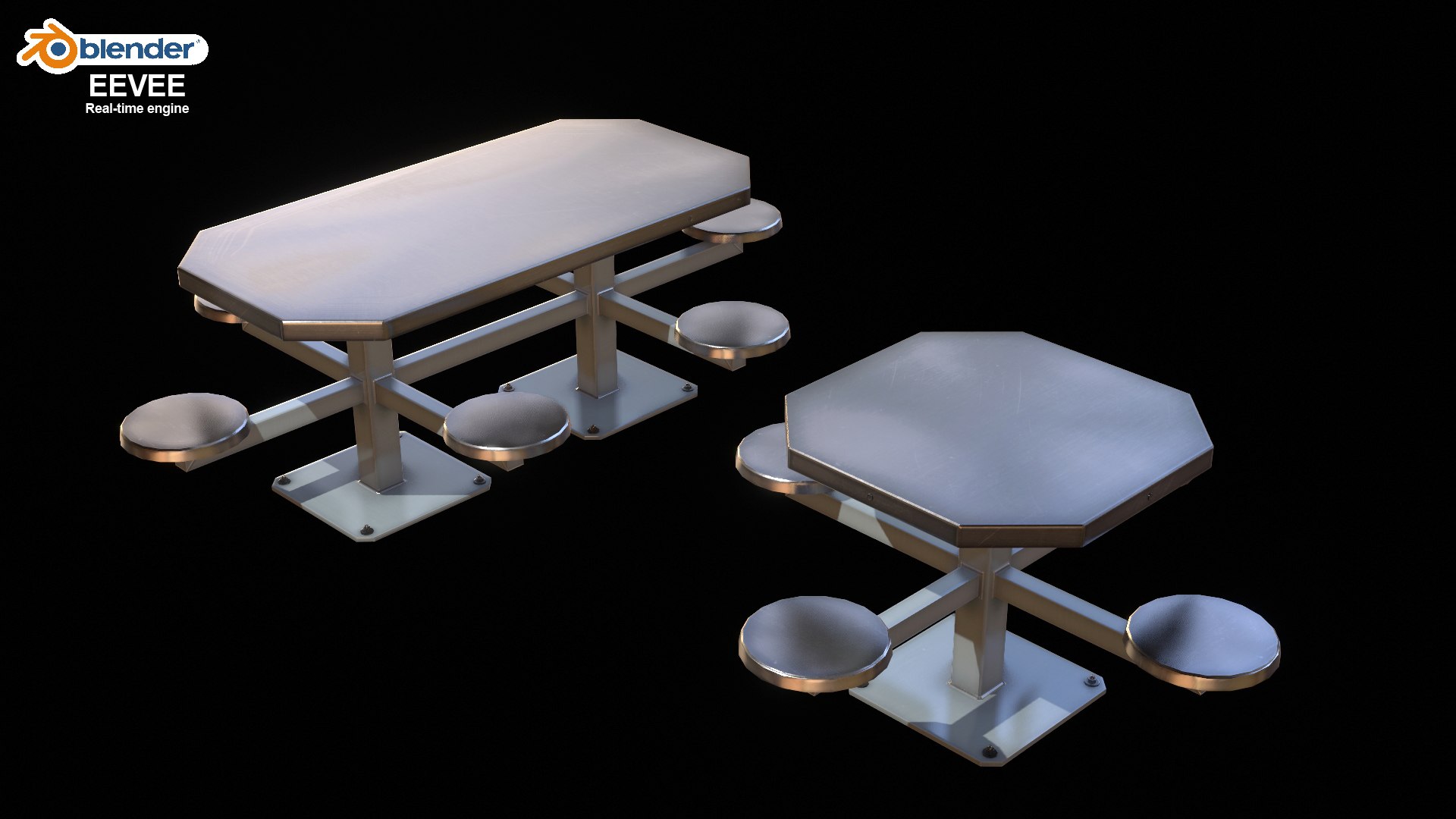 Prison Cafeteria Table 3D - TurboSquid 1299092
