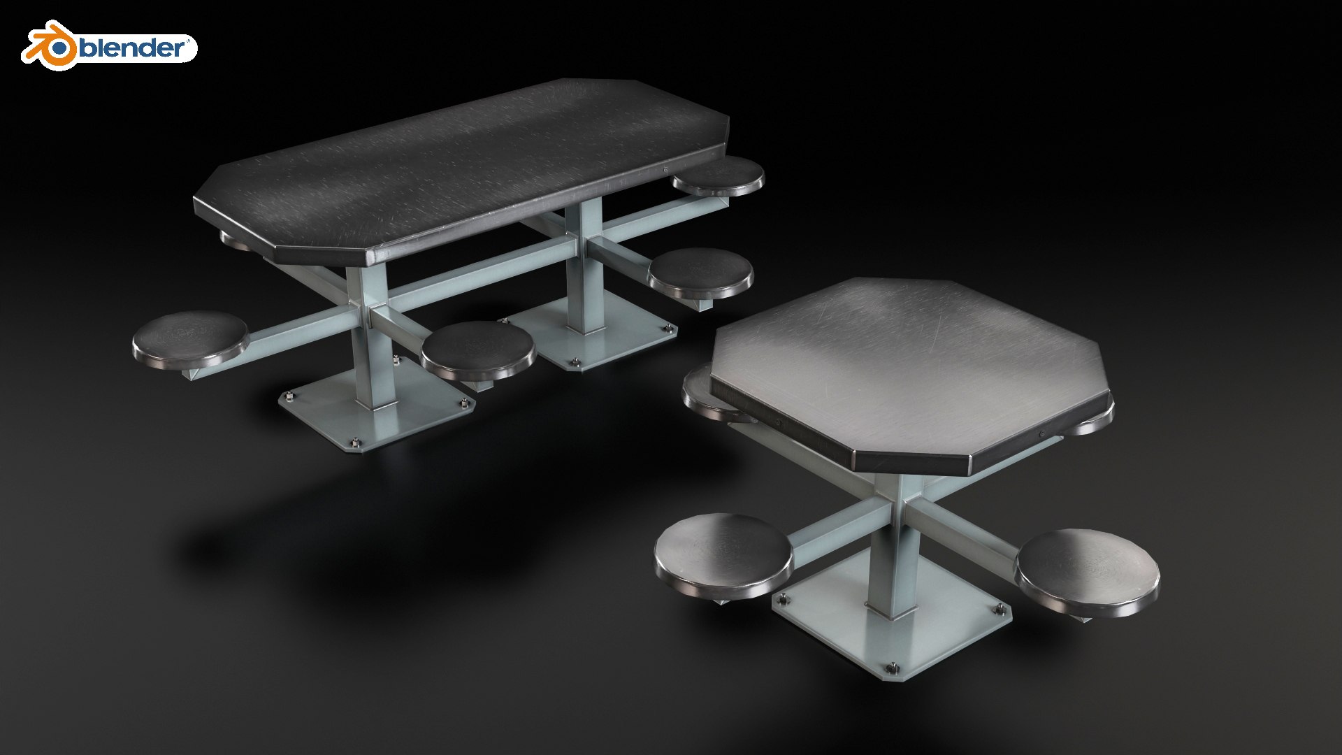 Prison Cafeteria Table 3D - TurboSquid 1299092