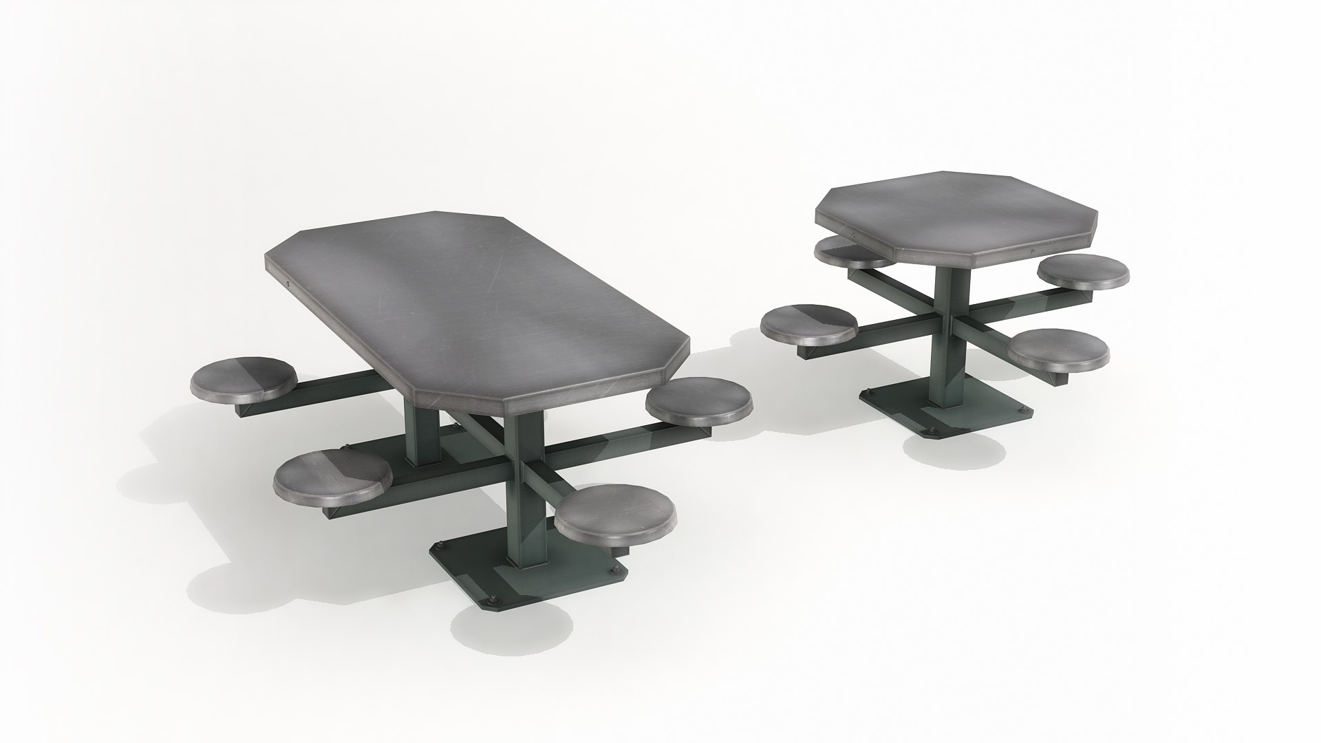 Prison Cafeteria Table 3D - TurboSquid 1299092