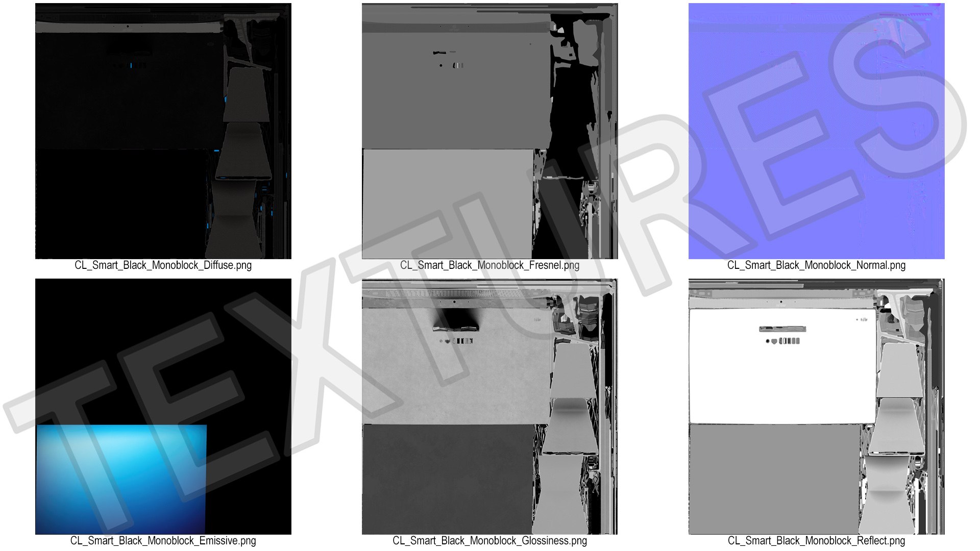 Modern Desktop Monoblock 3D Model - TurboSquid 2376381